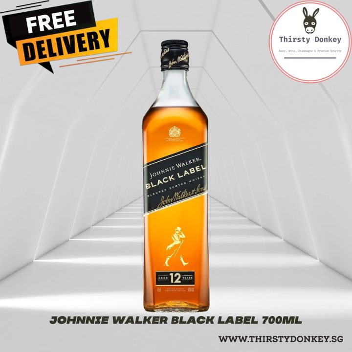 Johnnie Walker Black Label 700ml Lazada Singapore