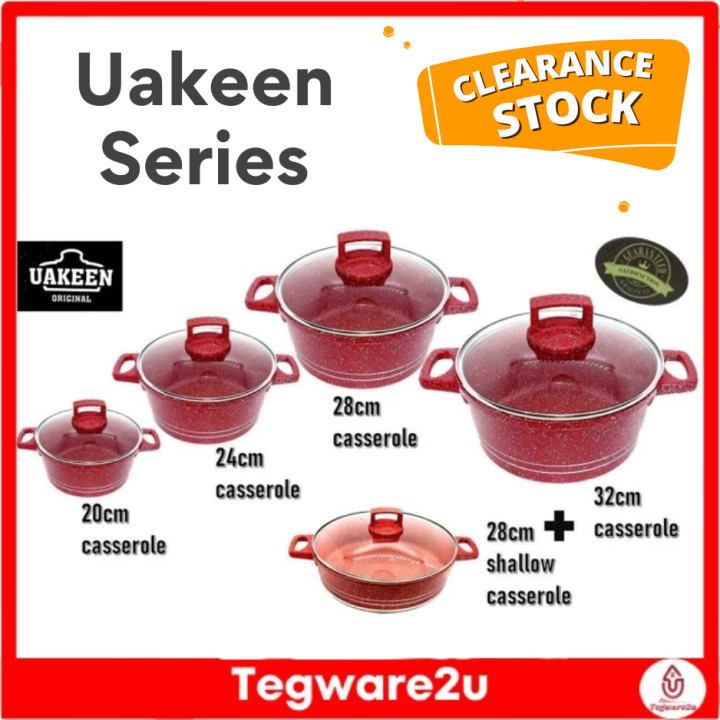 10pcs Granite Uakeen Cookware Set (VK-343) Clearance Stock Loose Pack ...
