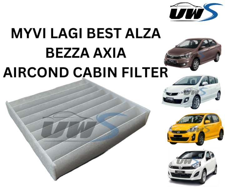 MYVI LAGI BEST ALZA BEZZA AXIA AIRCOND CABIN FILTER | Lazada