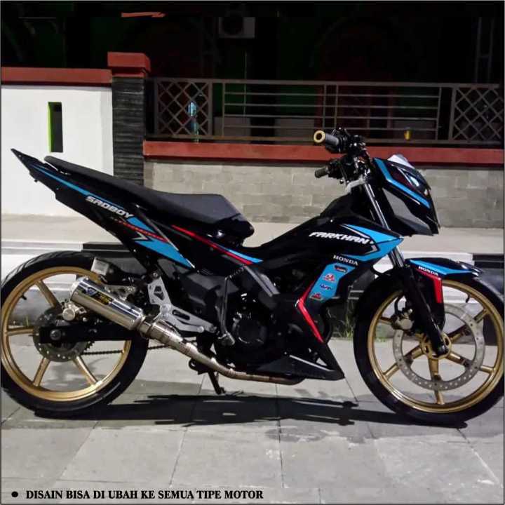 0165 decals sticker sonic full body biru keren | Lazada Indonesia