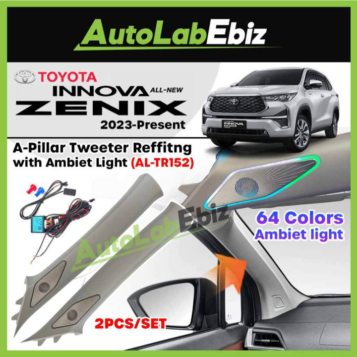 New Toyota Innova Zenix 2023-2024 A-Pillar Tweeter Refitting with ...