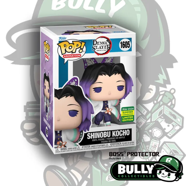 Funko POP! Animation: Demon Slayer - Shinobu Kocho (SCE) 1605 With Boss ...