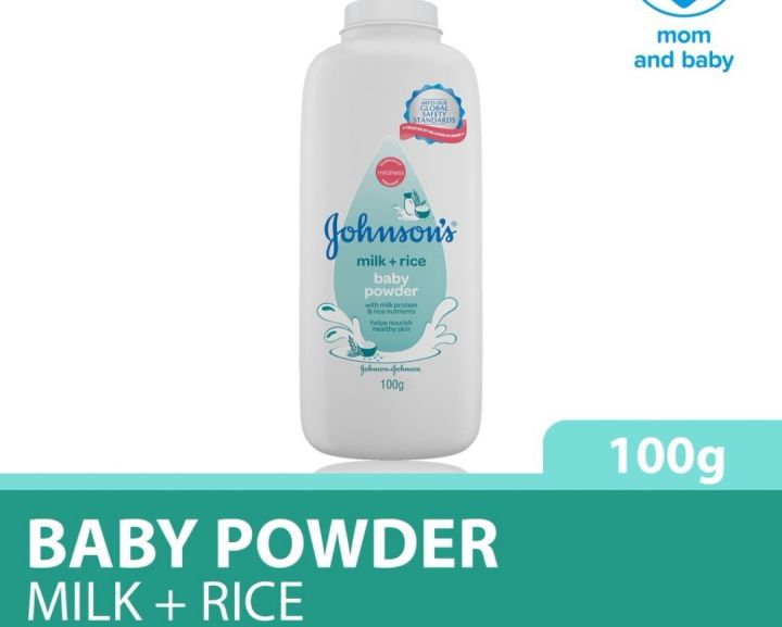 Johnson's Baby Powder Nourishing with Milk + Rice (100g) | Lazada