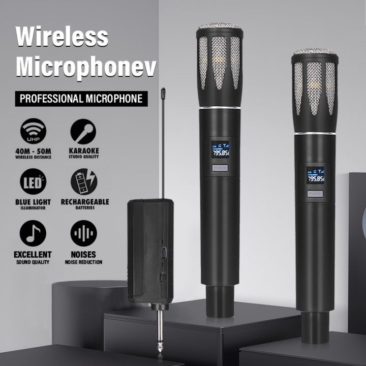 Professional Wireless Microphone UHF Microphone Handheld Microphone ...