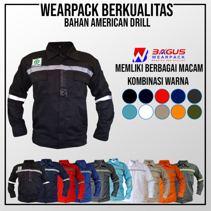 BAJU PROYEK KEREN / BAJU KERJA PRIA PROYEK / BAJU KERJA PIRA LAPANGAN ...