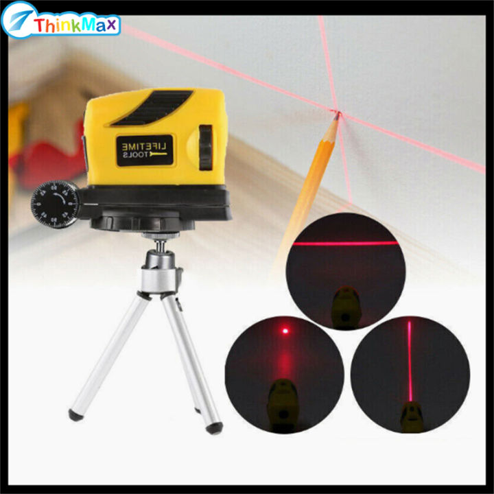 360-Degree Rotating Level With Tripod Auto-leveling Point Line Vertical ...
