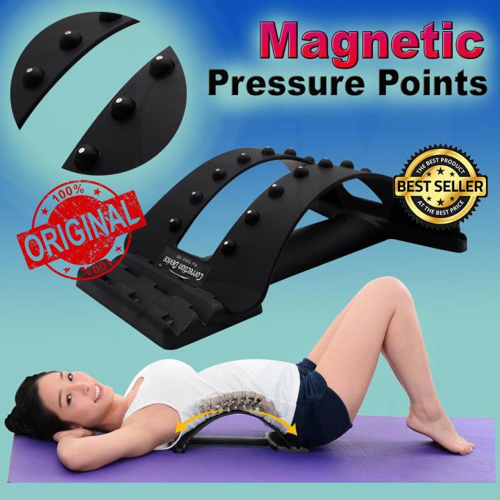 Magnetic Pressure Points Lumbar Traction Orthotic Magic Back Support ...