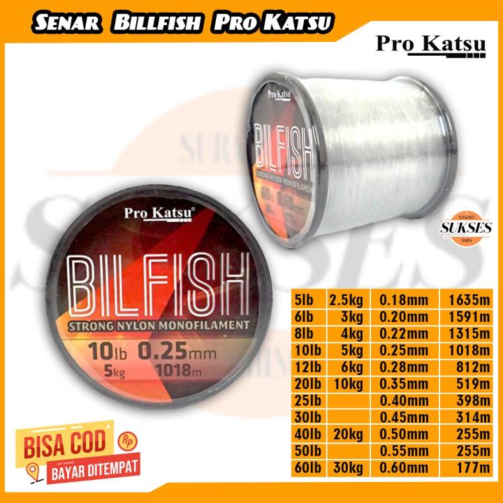 Senar Pro Katsu Billfish Nilon Super Panjang | Lazada Indonesia