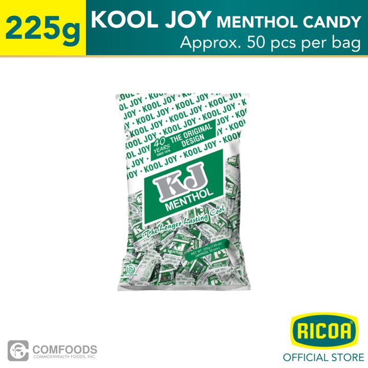 RICOA Kool Joy Menthol Candy 225g (50s) | Lazada PH