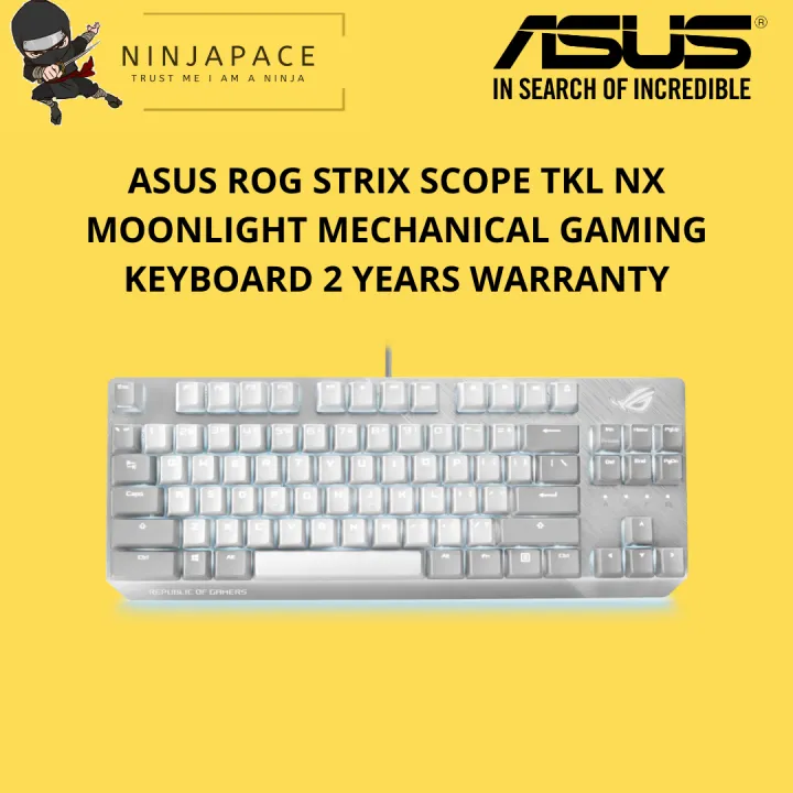 ASUS ROG STRIX SCOPE TKL NX MOONLIGHT MECHANICAL GAMING KEYBOARD 2 ...
