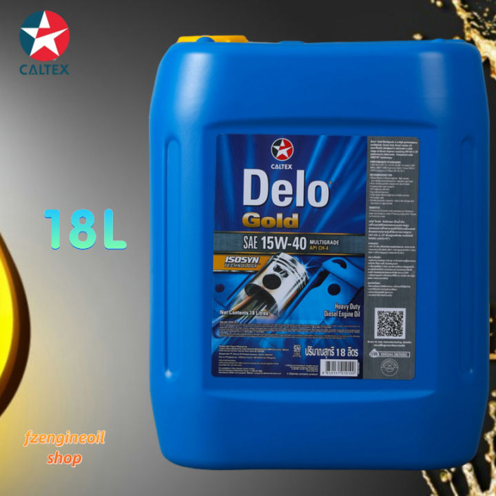 Delo Gold Oil SAE 15w40 Ultra Pail Multigrade API CH-4 18Litres | Lazada PH