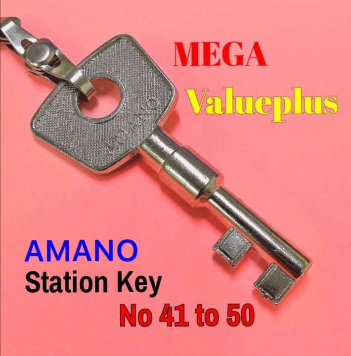 Kunci Amano / Amano Station Key For PR-600 No.41-50 | Lazada