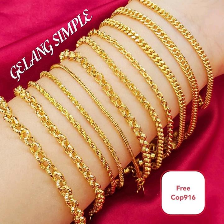 NEW 2025 Gelang Simple Cantik Offer | Lazada