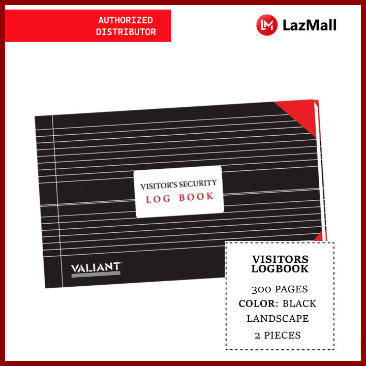 2 Pieces Visitors Security Logbook 300 Pages | Lazada PH