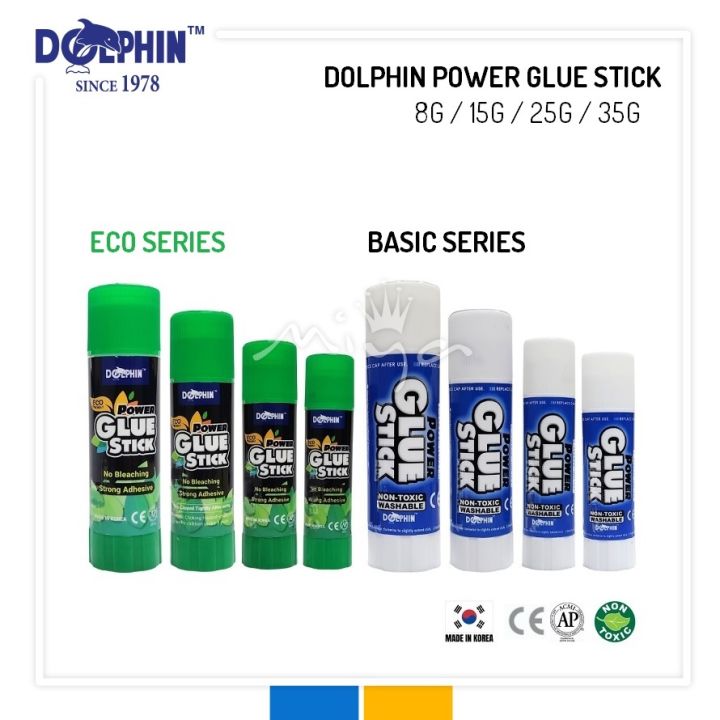 Dolphin Power Glue Stick 8G / 15G / 25G / 35G | Lazada