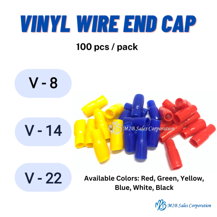 Vinyl Wire End Cap V-8 , V-14 , V-22 | Lazada PH