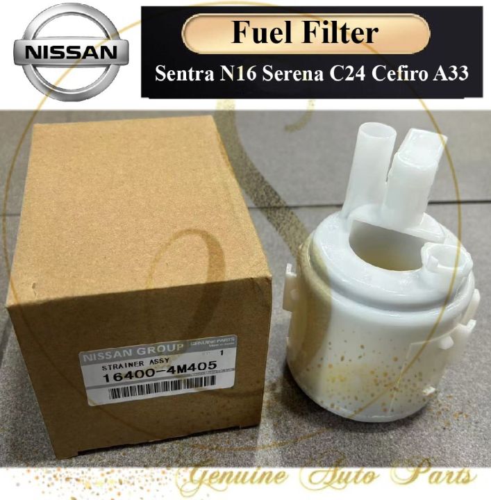(100% ORIGINAL) FUEL FILTER - NISSAN SENTRA N16 SERENA C24 CEFIRO A33 ...