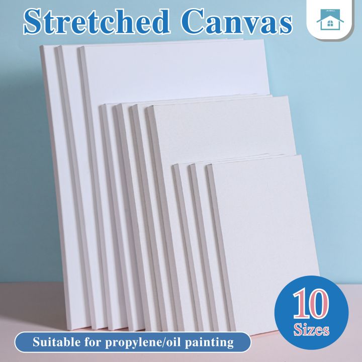 100% Cotton Canvas Board Painting Plain with Wooden Frame for Acrylic ...