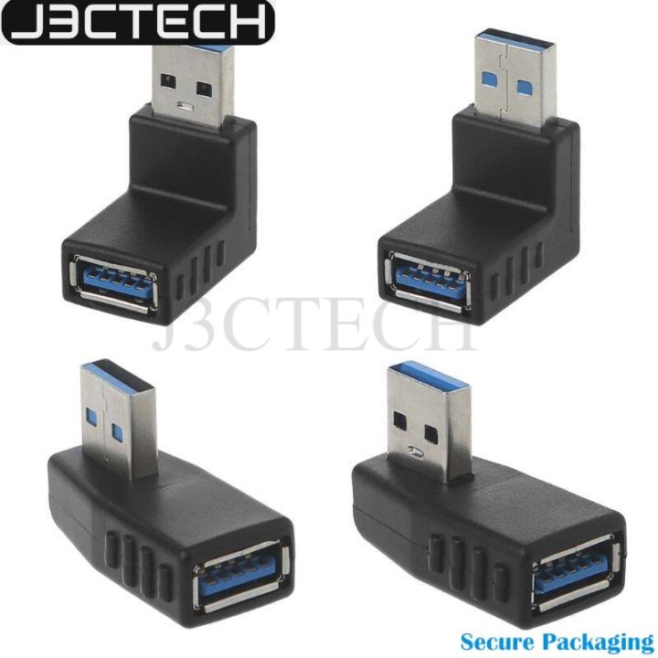 USB 3.0 A Male To Female Connector USB L CONNECTOR 3.0 Adapter 90 Left ...