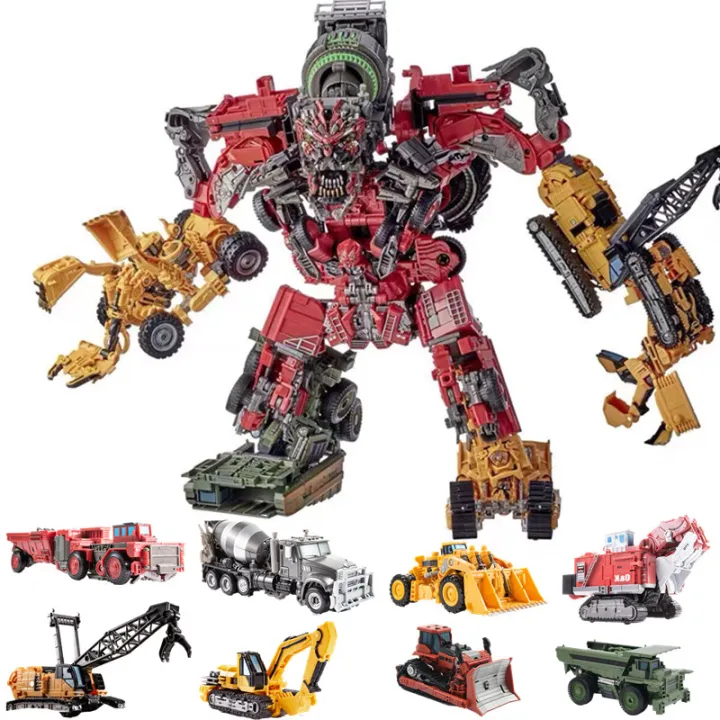 NEW 8 IN 1 Big Devastator Transformation Action Figure Toys Robot Car ...