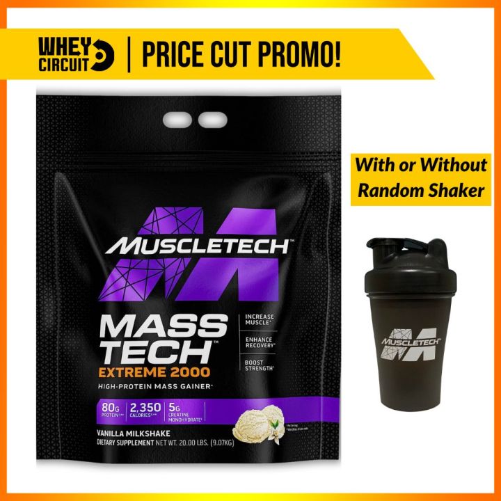 Muscletech MASS TECH EXTREME 2000 20 lbs Ultimate 100% Whey Protein ...