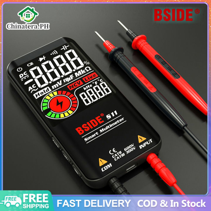 [Fast Delivery] BSIDE S10 / S11 9999 Counts Smart Digital Multimeter AC ...