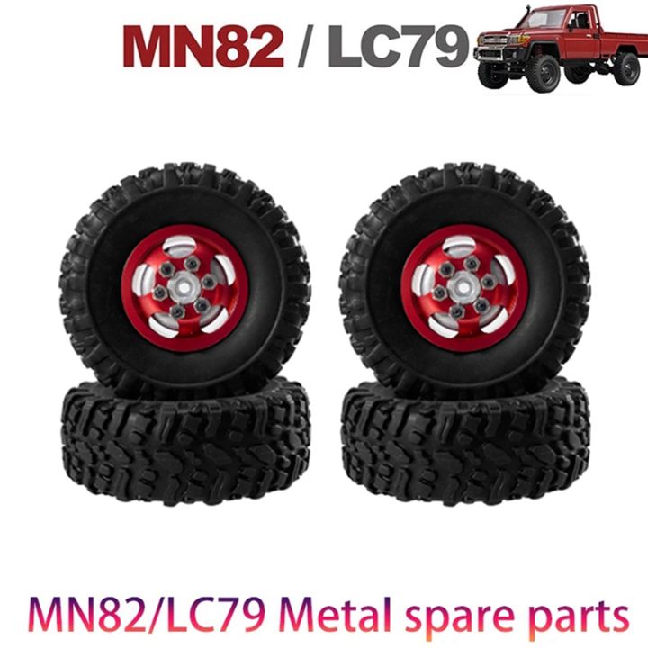 RC Car Parts RC Car Wheel and Tires Set for MN MODEL 1/12 MN82 LC79 ...