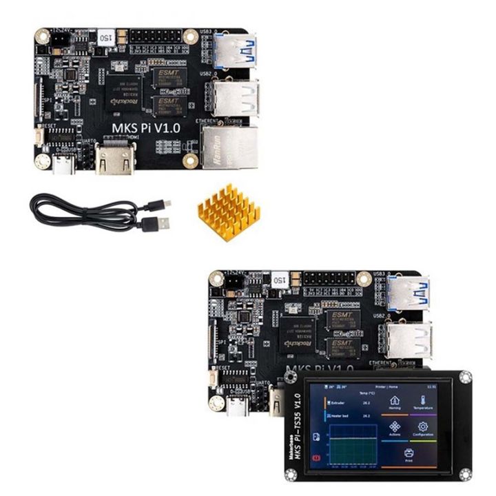 MKS PI KLIPPER Motherboard Controller 64Bits SOC Onboard KlipperScreen ...