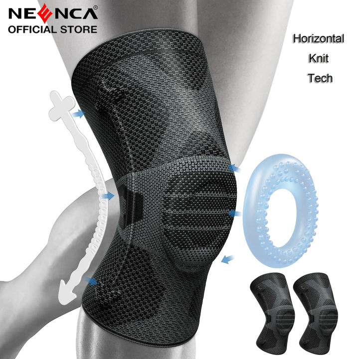 NEENCA Professional 2 Pack Knee Brace for Knee Pain, Compression Knee ...