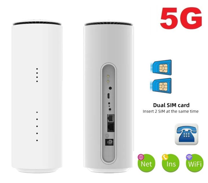 5G CPE Router 2.2Gbps, 2 SIM Dual Band 2.4G+5GHz WiFi 6 | Lazada.co.th