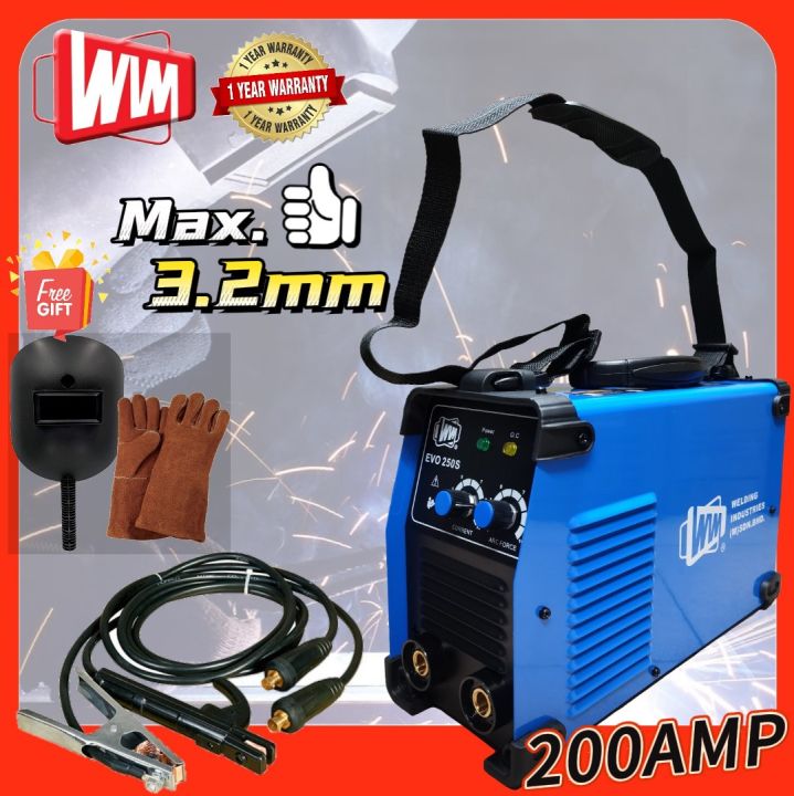 WIM MALAYSIA MMA/ARC EVO 250S Welding Machine Mesin Weding Set(Made in MALAYSIA) | Lazada