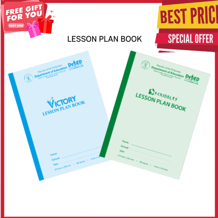 VICTORY Lesson Plan book w/Margin (52.3gsm) / SCRIBBLES Lesson Plan ...