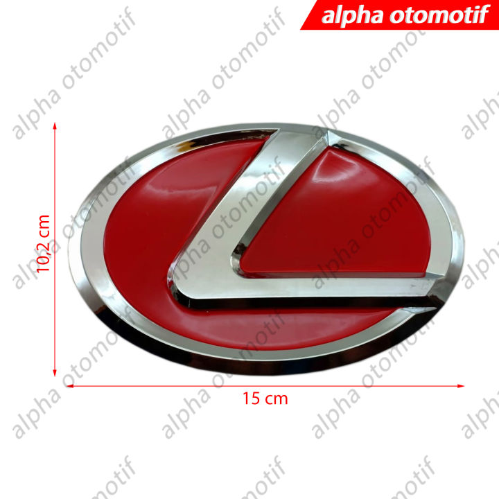 Emblem Mobil Logo Lexus Merah 15 cm | Lazada Indonesia