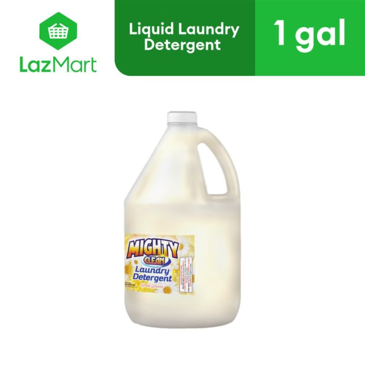 Mighty Clean Liquid Laundry Detergent Fresh Daisies Scent 1 Gallon ...