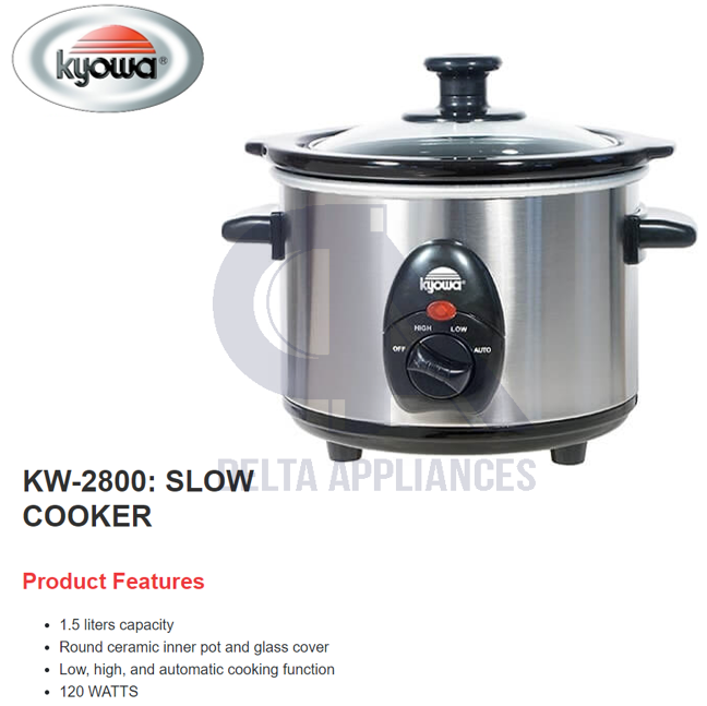 Kyowa KW-2800 Slow Cooker 1.5L | Lazada PH