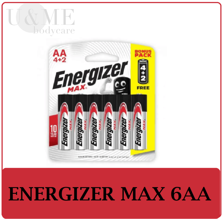 ENERGIZER BATTERY MAX AA6/AAA6 | Lazada