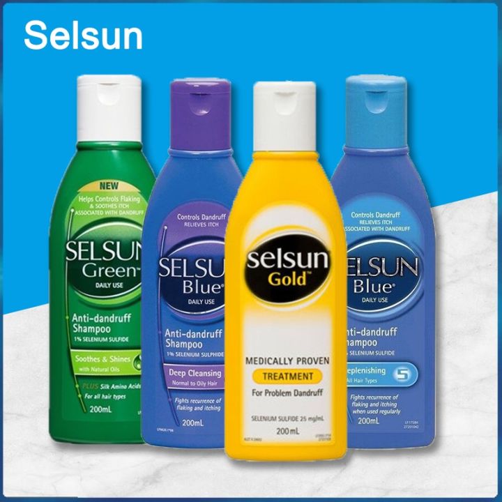 ☟Imported Fr Australia SELSUN BLUE(Deep Cleansing, Replenishing) SELSUN ...
