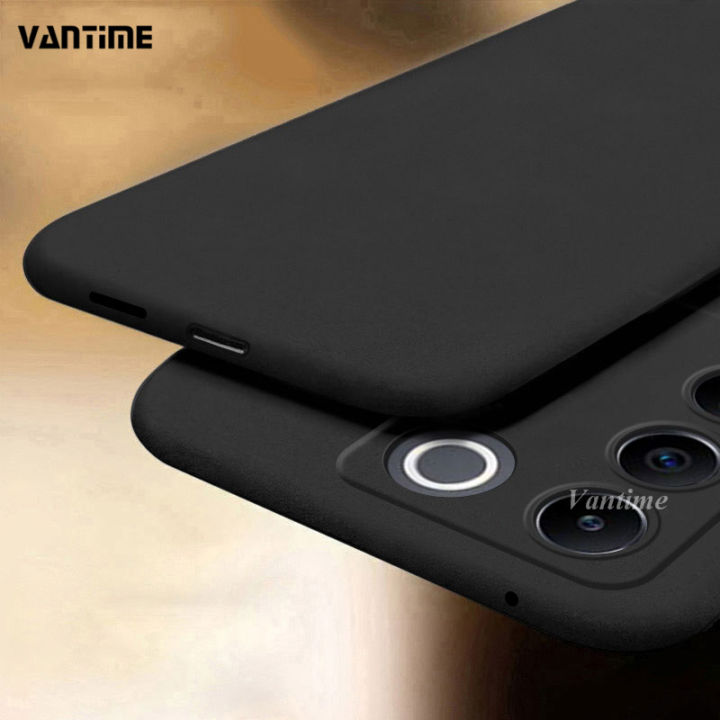 Vantime For Vivo V27 5g Case Soft Sandstone Ultra Thin Anti Sweat Non