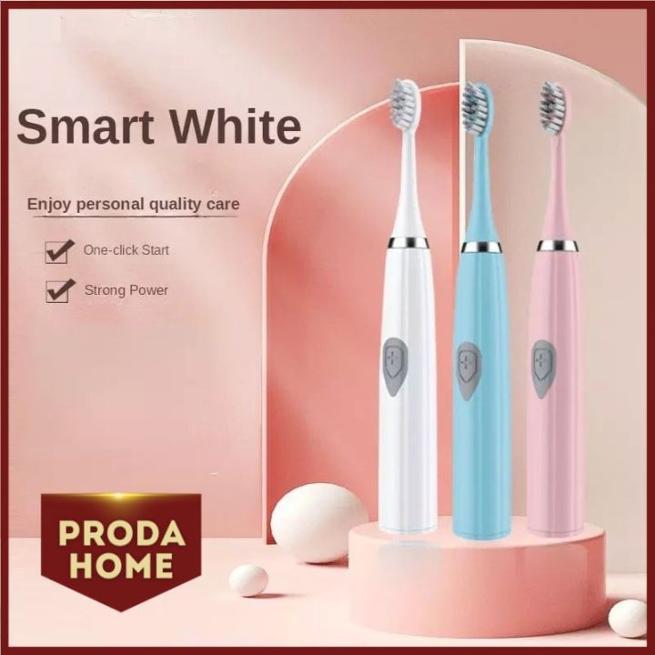 Super Sonic Electric Toothbrushes for Adults Kid Smart Timer Whitening ...
