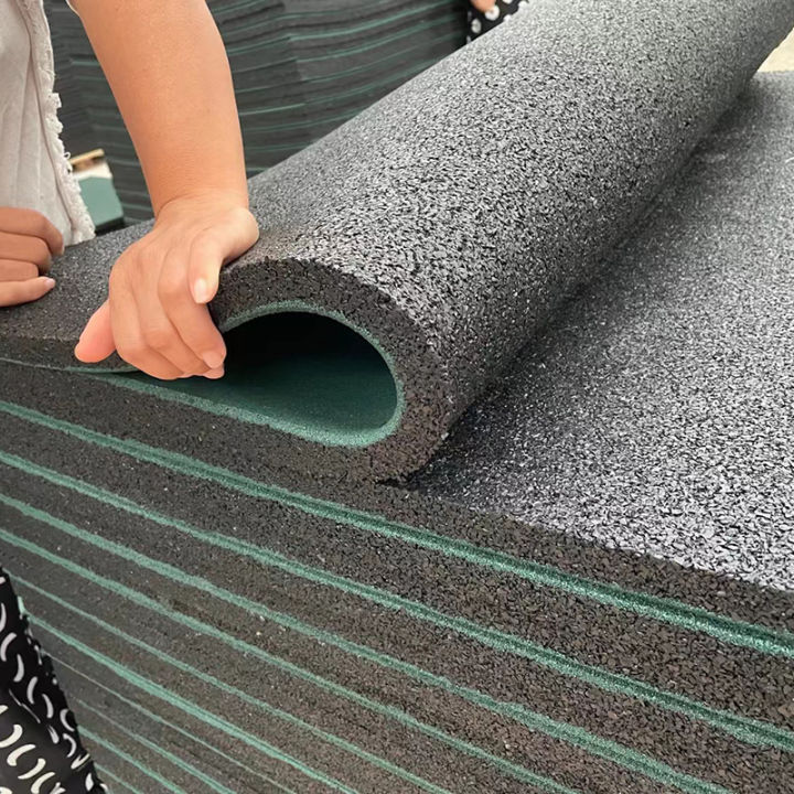 Kindergarten rubber mat playground outdoor rubber plastic floor plastic runway community rubber ...