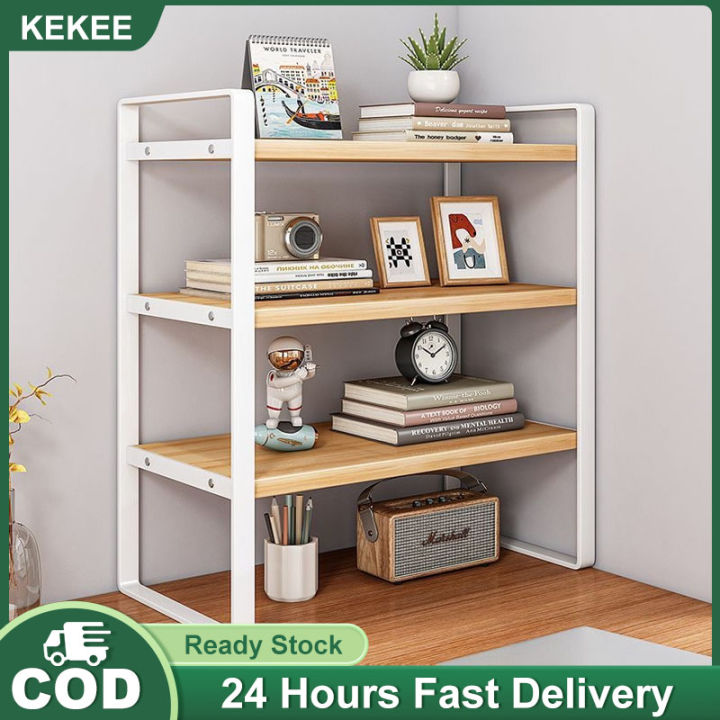 KEKEE/Desktop Rack Tabletop Organiser Magazine Document Multi-layer ...