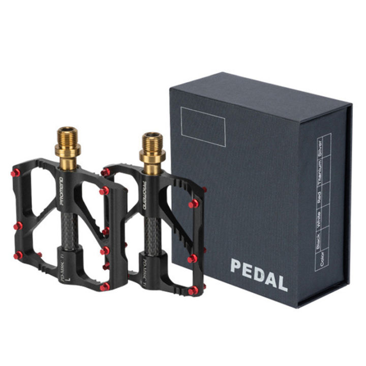 Promend Titanium Axle Carbon Tube Bicycle Pedal 86t Mountain Bike 3 ...