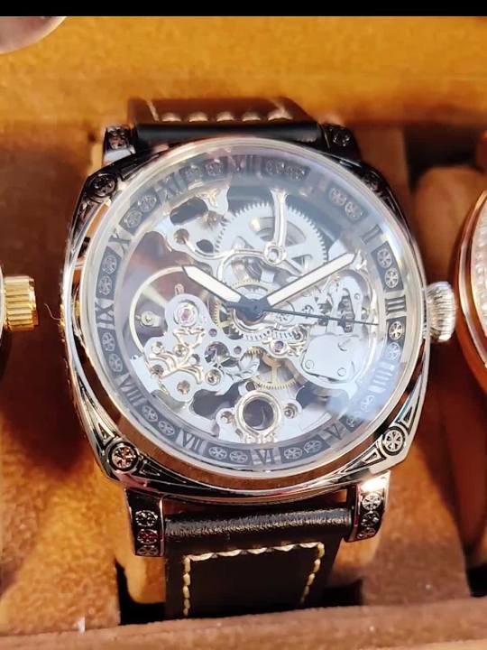 Good-looking Men's Watch Automatic Hollow Mechanical Watch Fashion ...