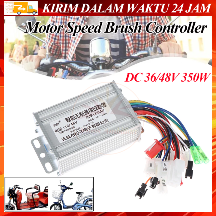 Controller 36V/48V 350W Kontroler Sepeda Listrik Motor Controller ...