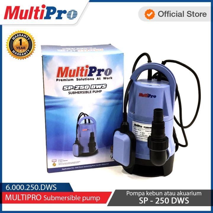 MULTIPRO Submersible pump/ Pompa kebun atau akuarium SP - 250 DWS ...