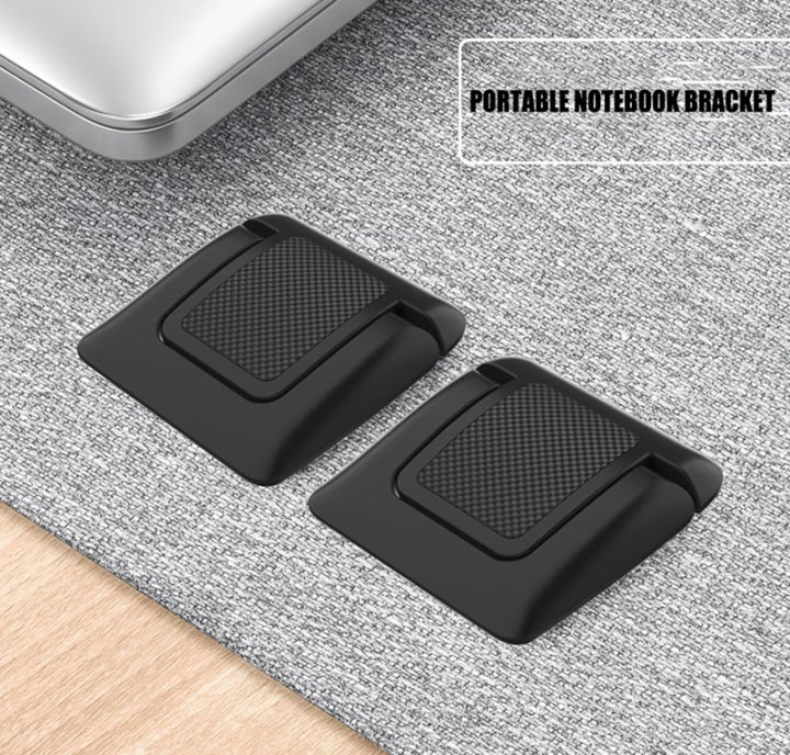 2pcs Stable Invisible Ergonomic Computer Keyboard Riser Mini Laptop ...