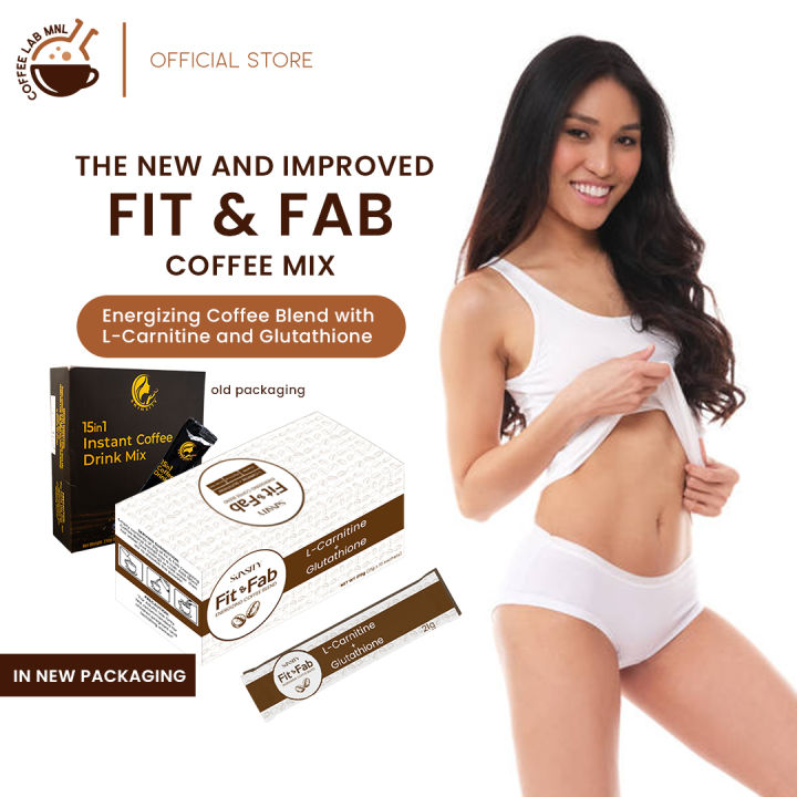 AUTHENTIC SKINSITY Fit & Fab Energizing Coffee Blend (1box | 10 sachet) For Men and Woman ...