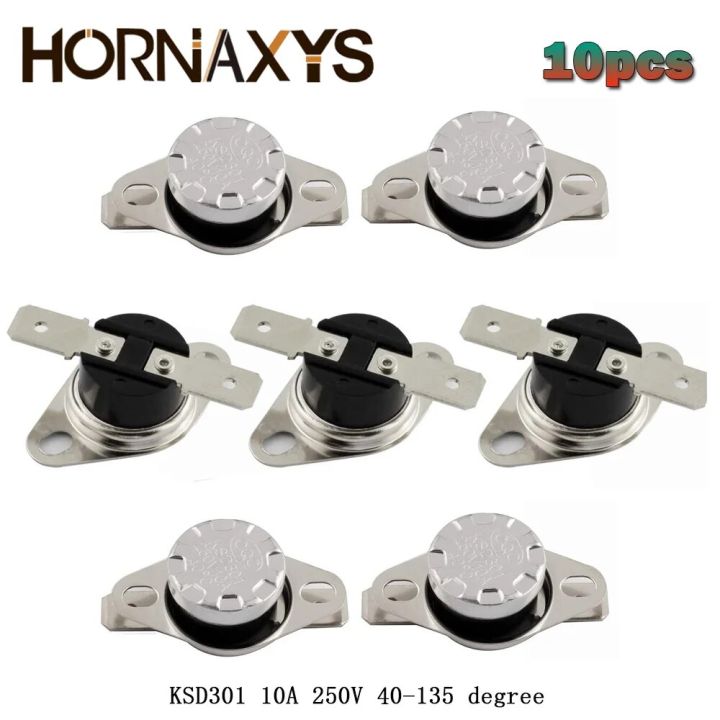 10pcs Normally Open KSD301 10A 250V 40-135 degree Bakelite KSD-301 ...