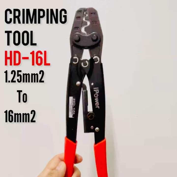 HD-16L Crimping Tool 1.25mm2 - 14mm2 Heavy Duty | DAWENWIL | Lazada PH