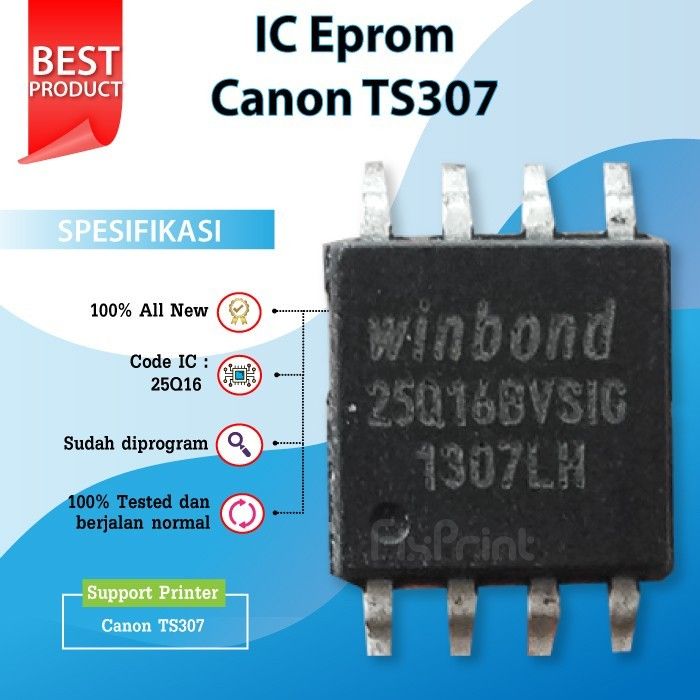 IC Eprom Canon TS307 IC Eeprom Printer TS-307 Resetter Counter TS307 | Lazada Indonesia